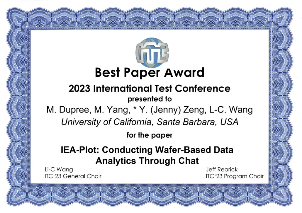 Best Paper Awards - International Test Conference